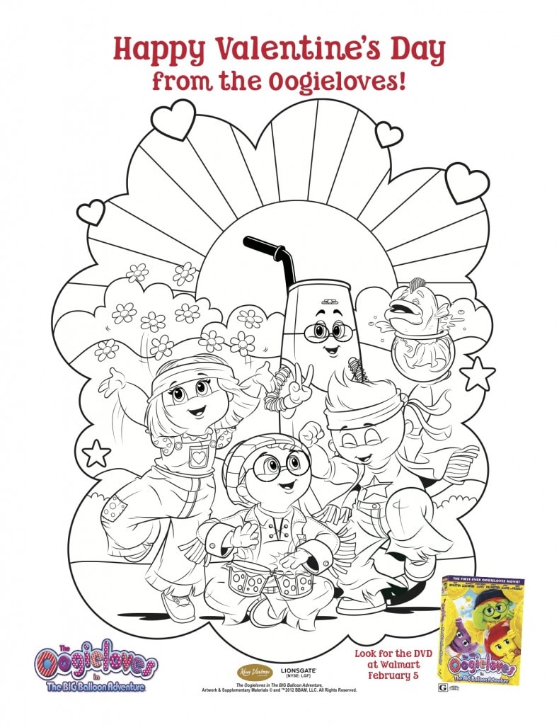 The Oogieloves In The Big Balloon Adventure: Valentine's Day Printables ...