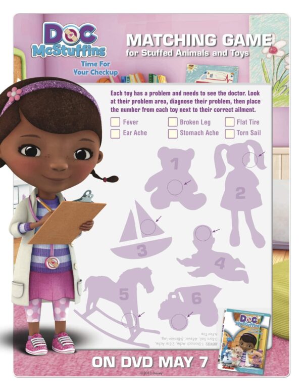 Free Doc McStuffins Printables: Download Here - Lady and the Blog