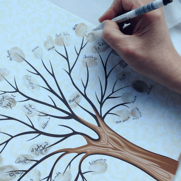 Thumbprint Guest Book: Perfect For Bridal / Baby Showers - Lady and the ...