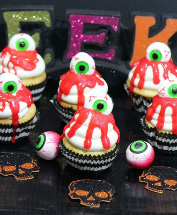 Creepy Halloween Cupcakes Recipe