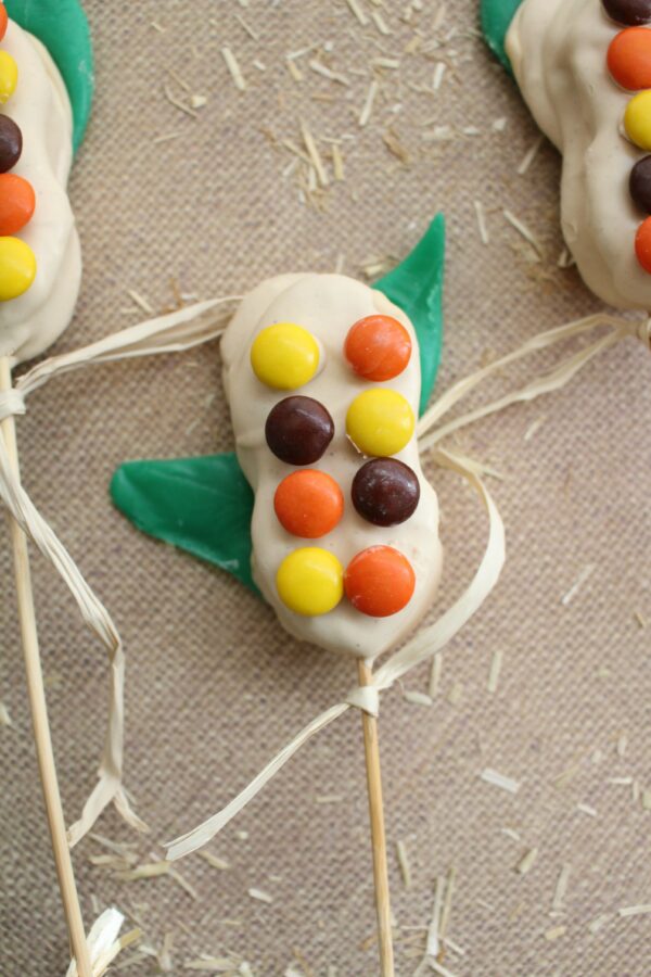 Fall Corn Stalks Made With Nutter Butters - Halloween Recipes For Kids ...