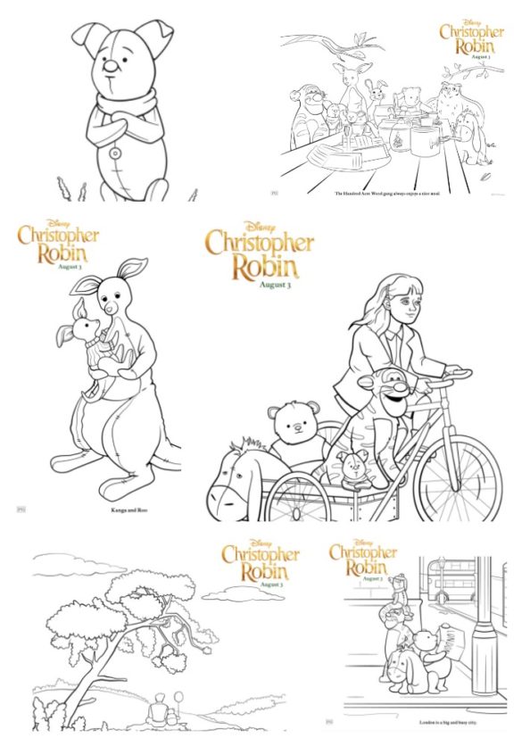 Free Downloads: Christopher Robin Coloring Pages #ChristopherRobin ...