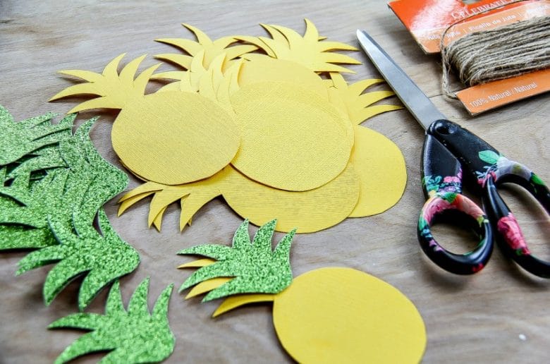 Pineapple Crafts - DIY Summer Garland That's Festive And Sweet