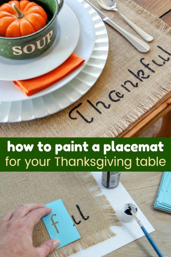 Homemade Thanksgiving Decorations - Personalize Placemats For Your Table