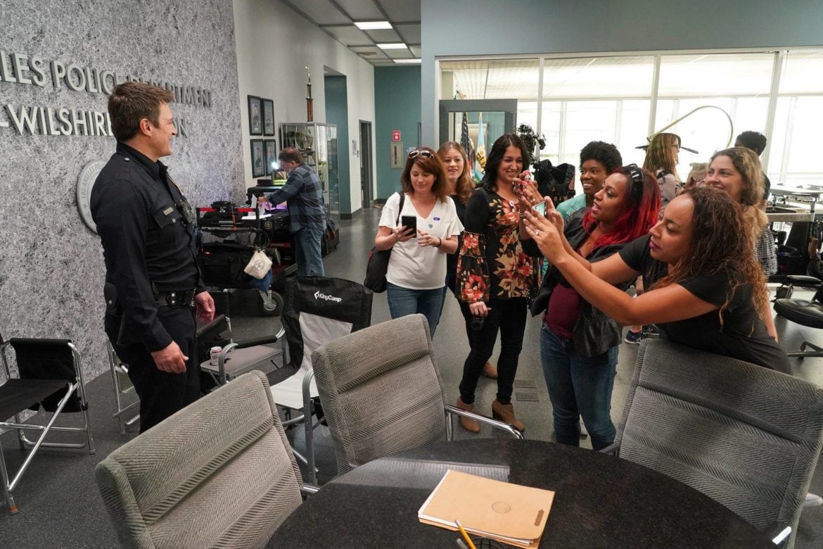The Rookie Set Visit And Tour - ABC Behind The Scenes Photos - Lady and ...