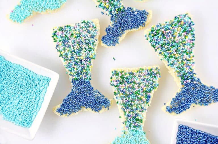 Fairy Bread Mermaid Treats - The Little Mermaid Movie Tails