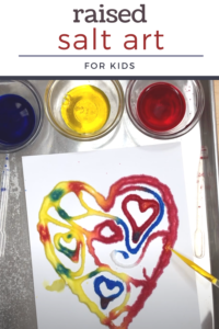 12 Raised Salt Art Projects For Kids